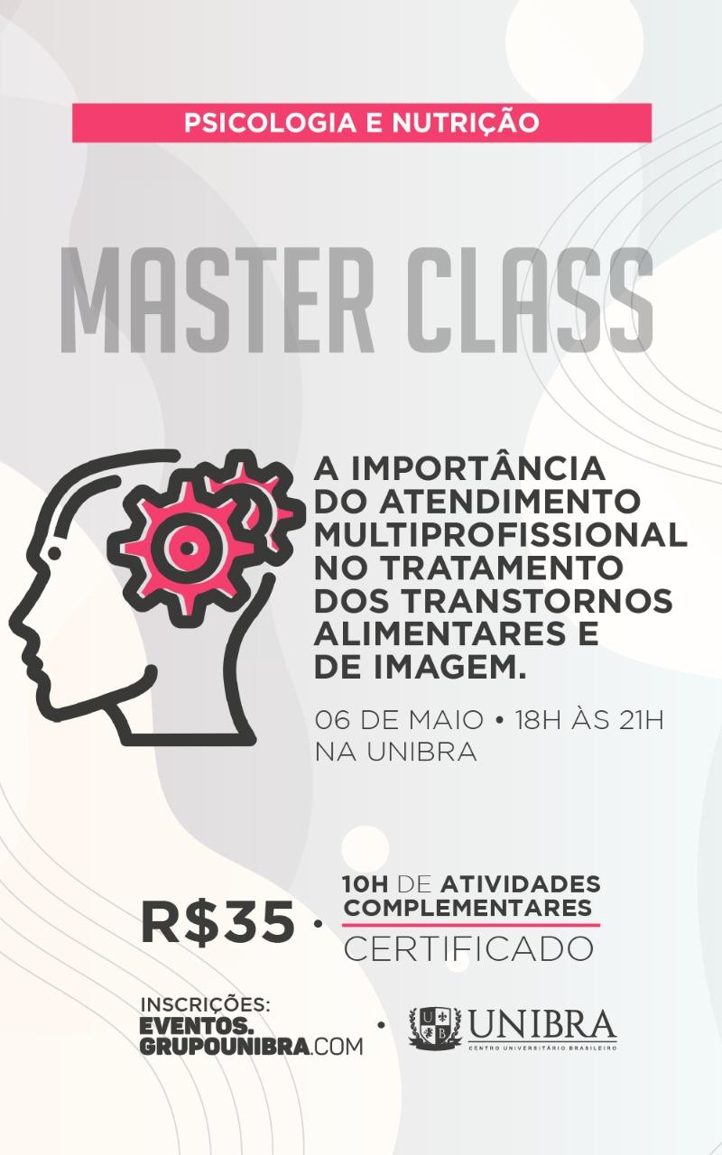 Master Class: A importância do atendimento multiprofissional no tratamento dos transtornos ...