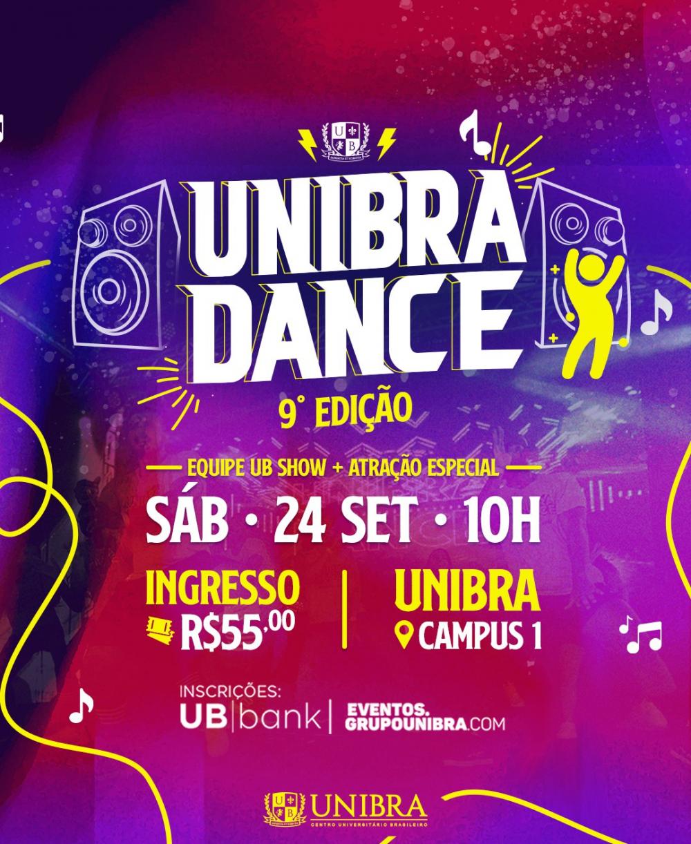 UNIBRA DANCE - 9ª EDIÇÃO - UNIBRA